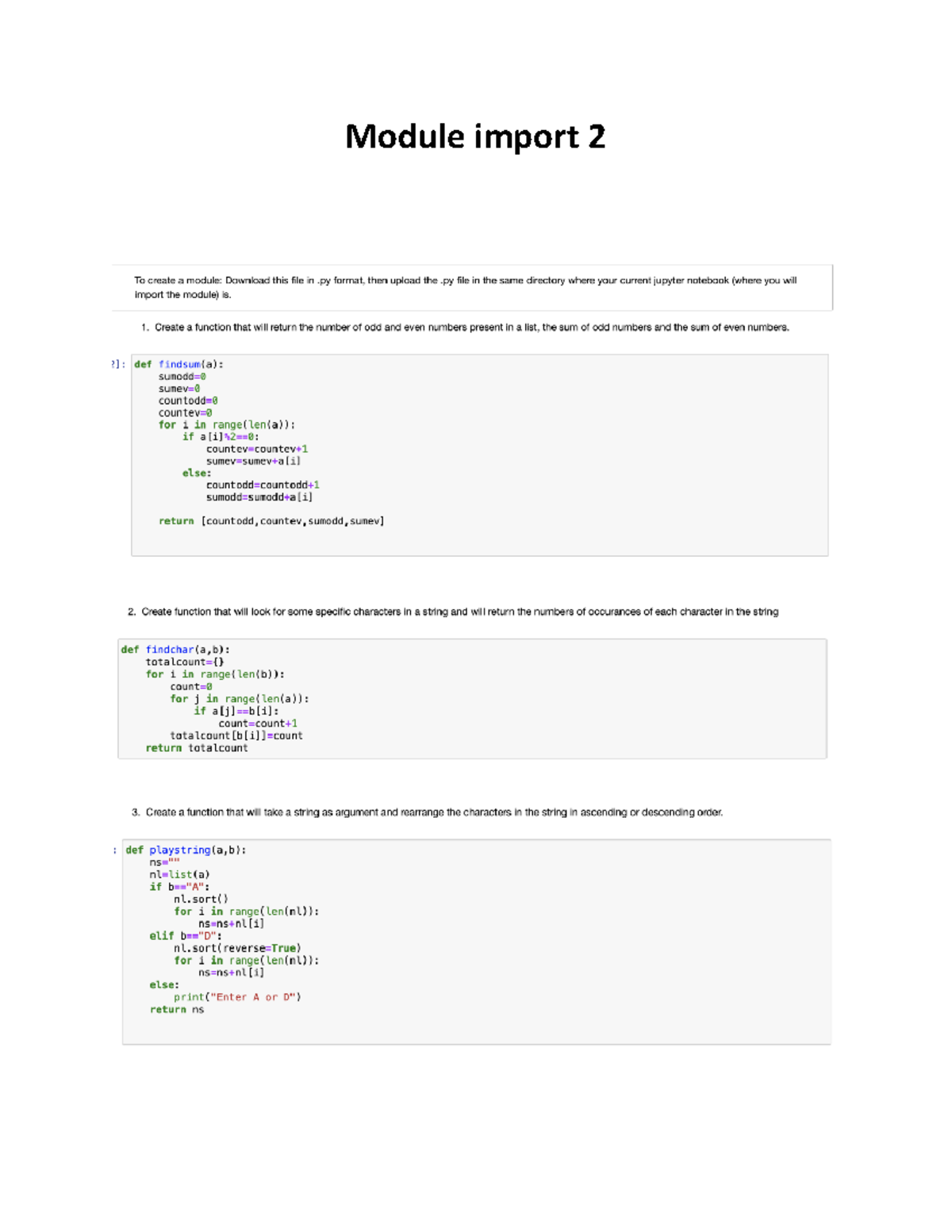 Module import 2 - ENGR 1330 - Module import - Studocu