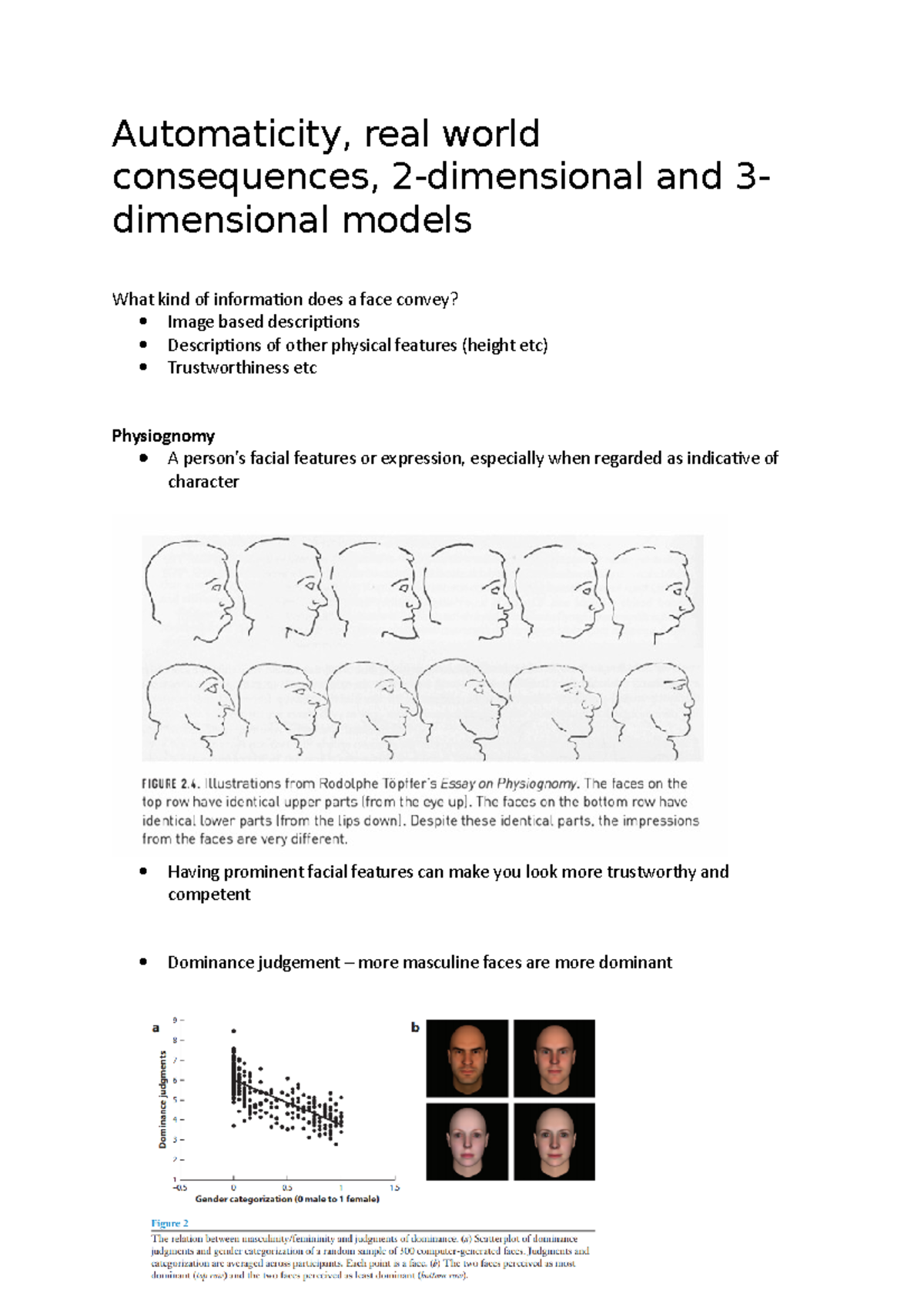 Automaticity, real world consequences, 2-dimensional - Each point ...