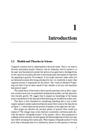 Marr Vision Chapter 1 - reading for 2 - CHAPTER 1 The Philosophy and ...
