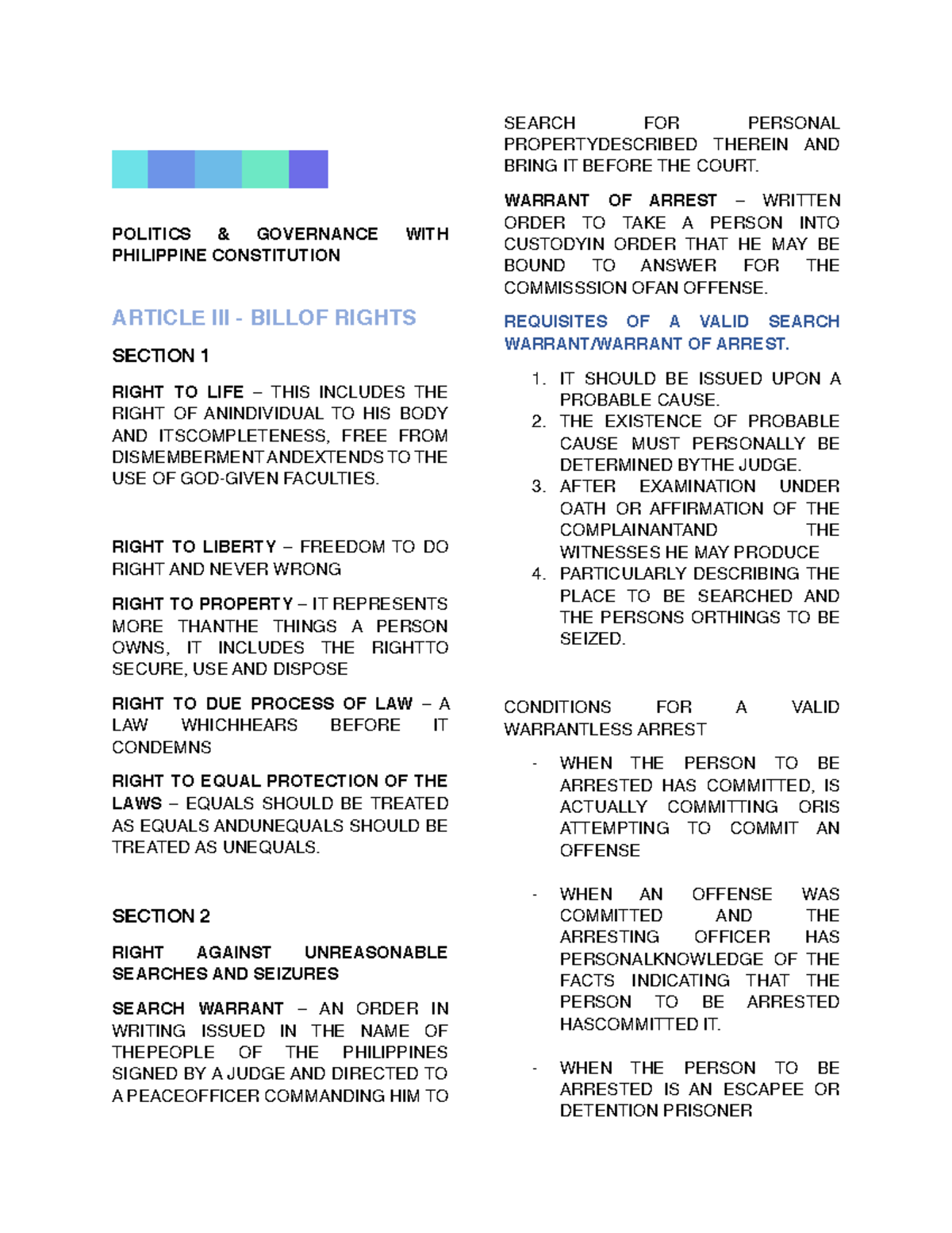 Polgov Midterms PART 1 - asdfg - POLITICS & GOVERNANCE WITH PHILIPPINE ...