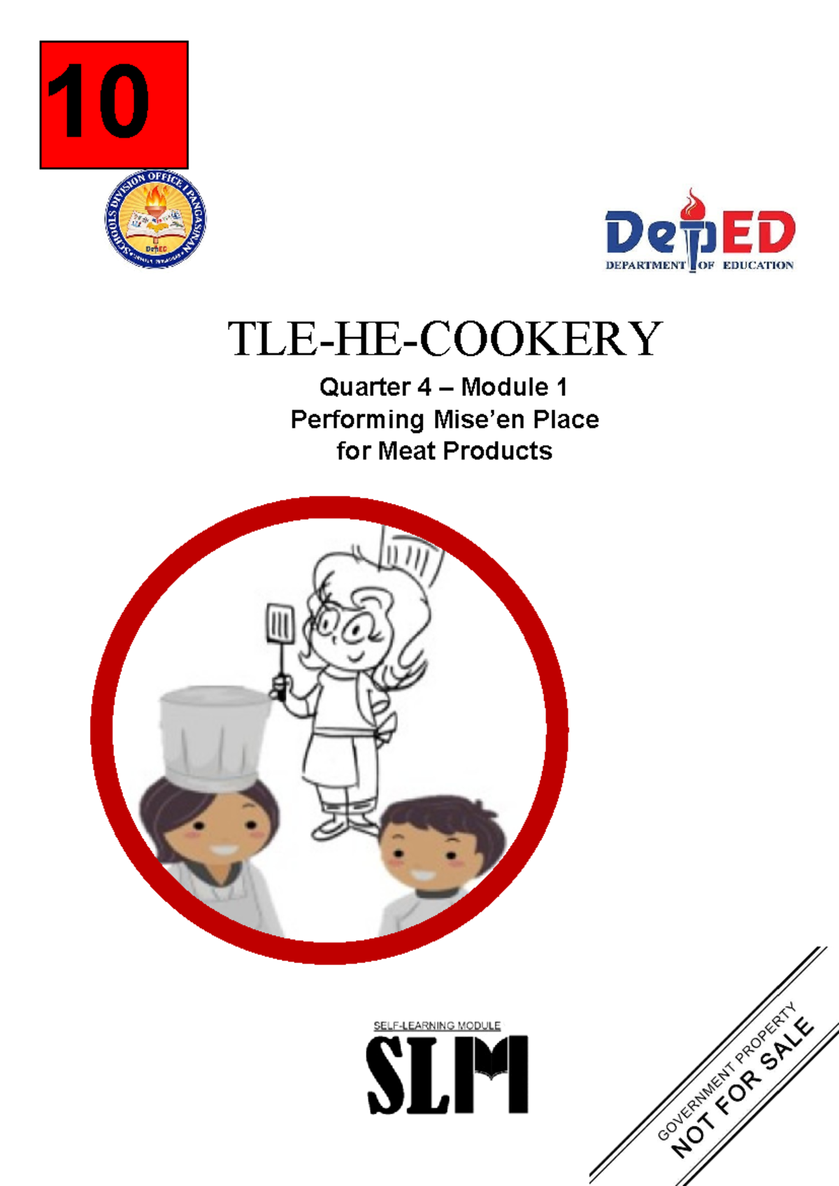 Module-1-tle-10-q4 - TLE-HE-COOKERY Quarter 4 – Module 1 Performing ...