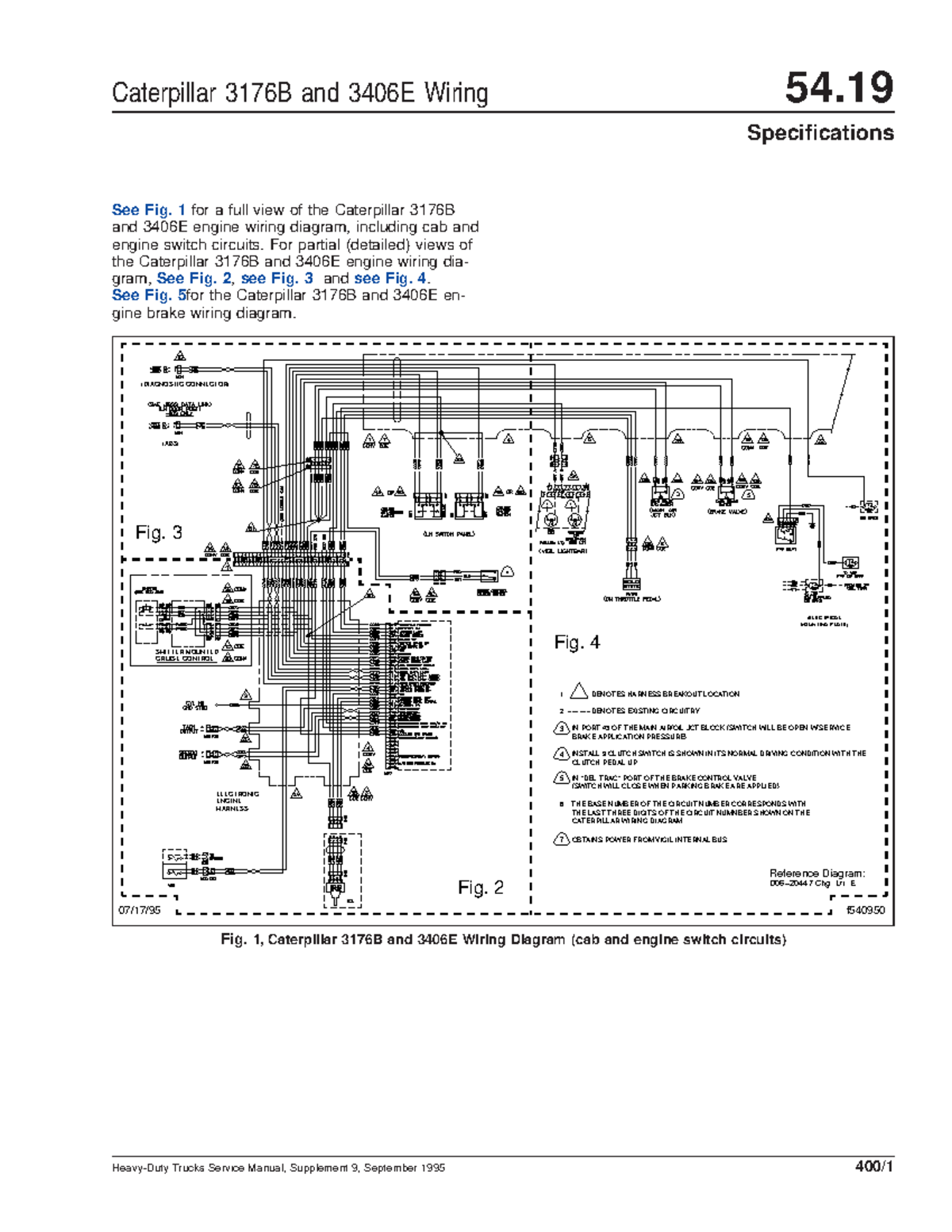 Caterpillar 3176B and 3406E - See Fig. 1 for a full view of the ...