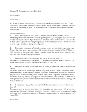 Patho-Case Study #1 - Pathophysiology Garry Johnson 2/19/ Case Study 1 ...