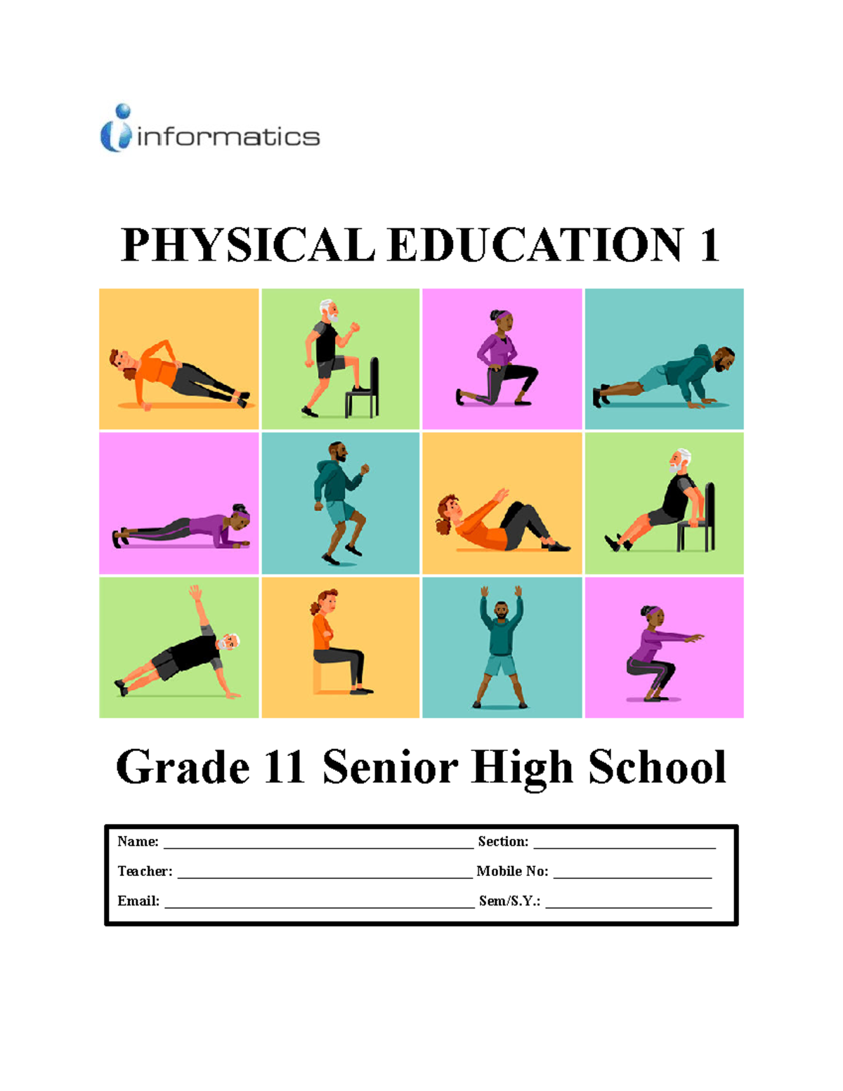 Physical Education 1 Activities - PHYSICAL EDUCATION 1 Grade 11 Senior ...