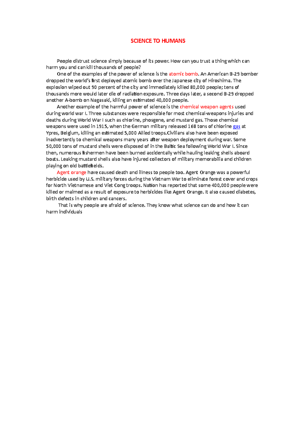 People distrust science simply because of its powe - How can you trust ...