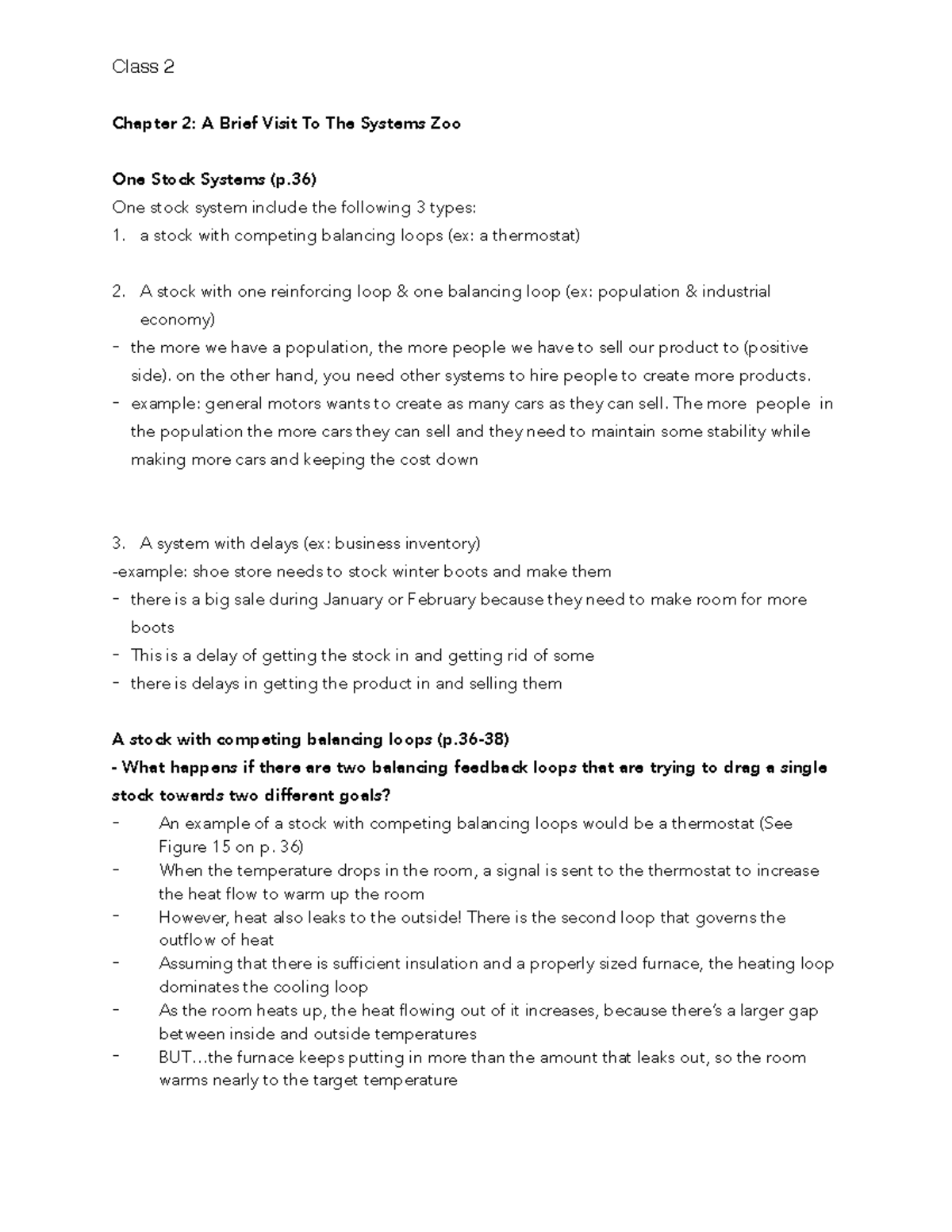 AHSC 270 Class 2 notes - Chapter 2: A Brief Visit To The Systems Zoo ...