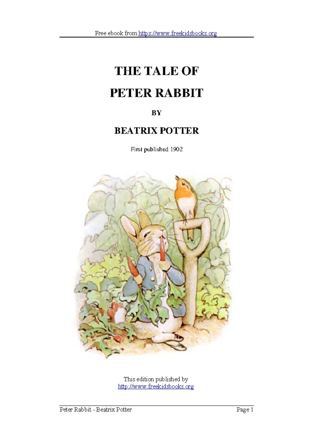 Inbound 794940312760440455 - THE TALE OF PETER RABBIT BY BEATRIX POTTER ...