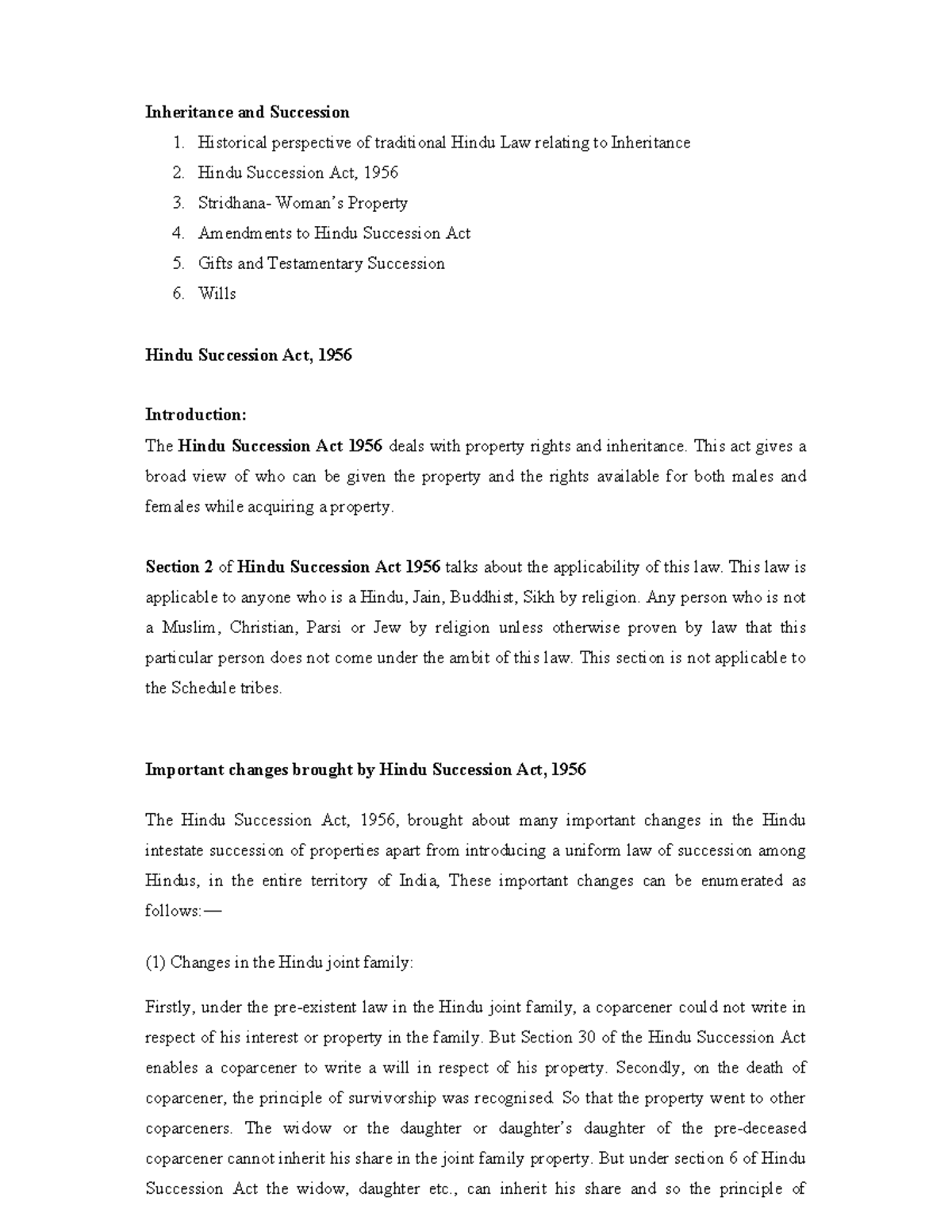 Inheritance-and-Succession - Inheritance and Succession 1. Historical ...