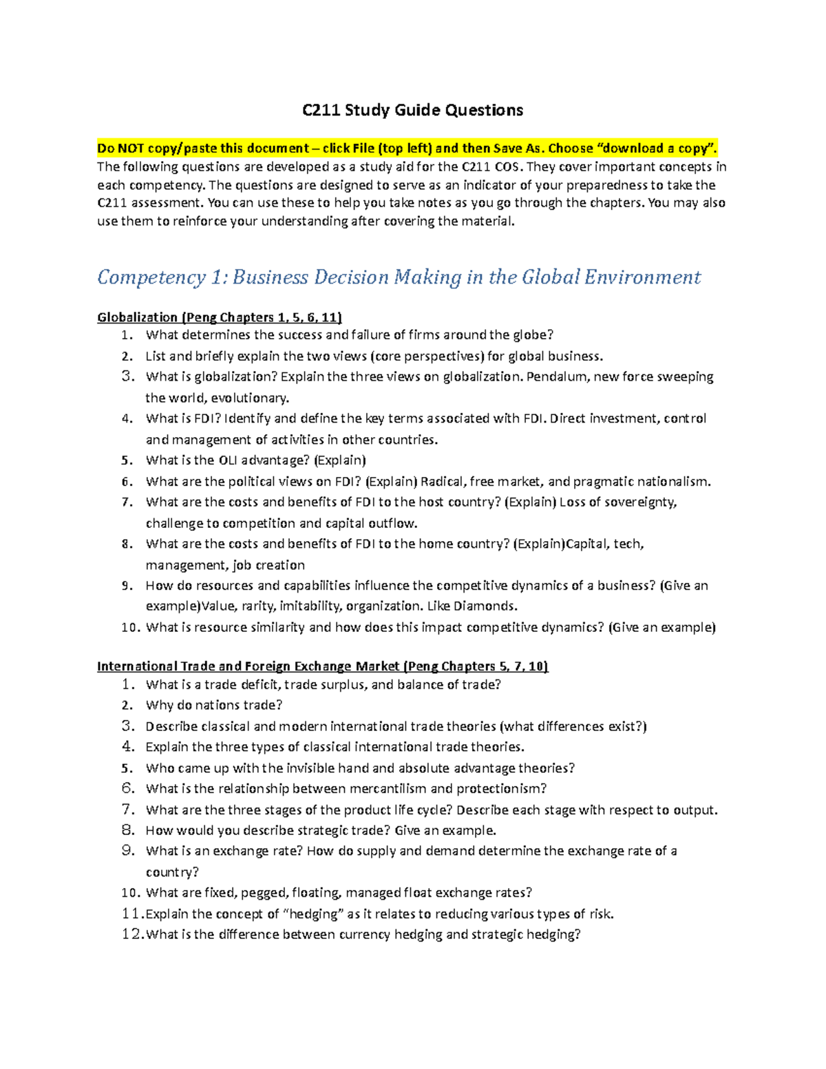 C211 Study Guide Questions - Choose “download a copy”. The following ...