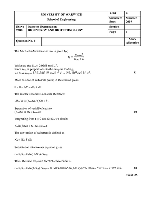 Es97a0 sol - Solutions to MSC Engineering past papers from the 2019 ...