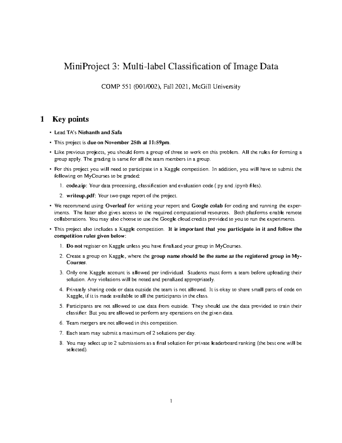 551P3 Fall 2021 - project 3 - COMP 551 - McGill - Studocu