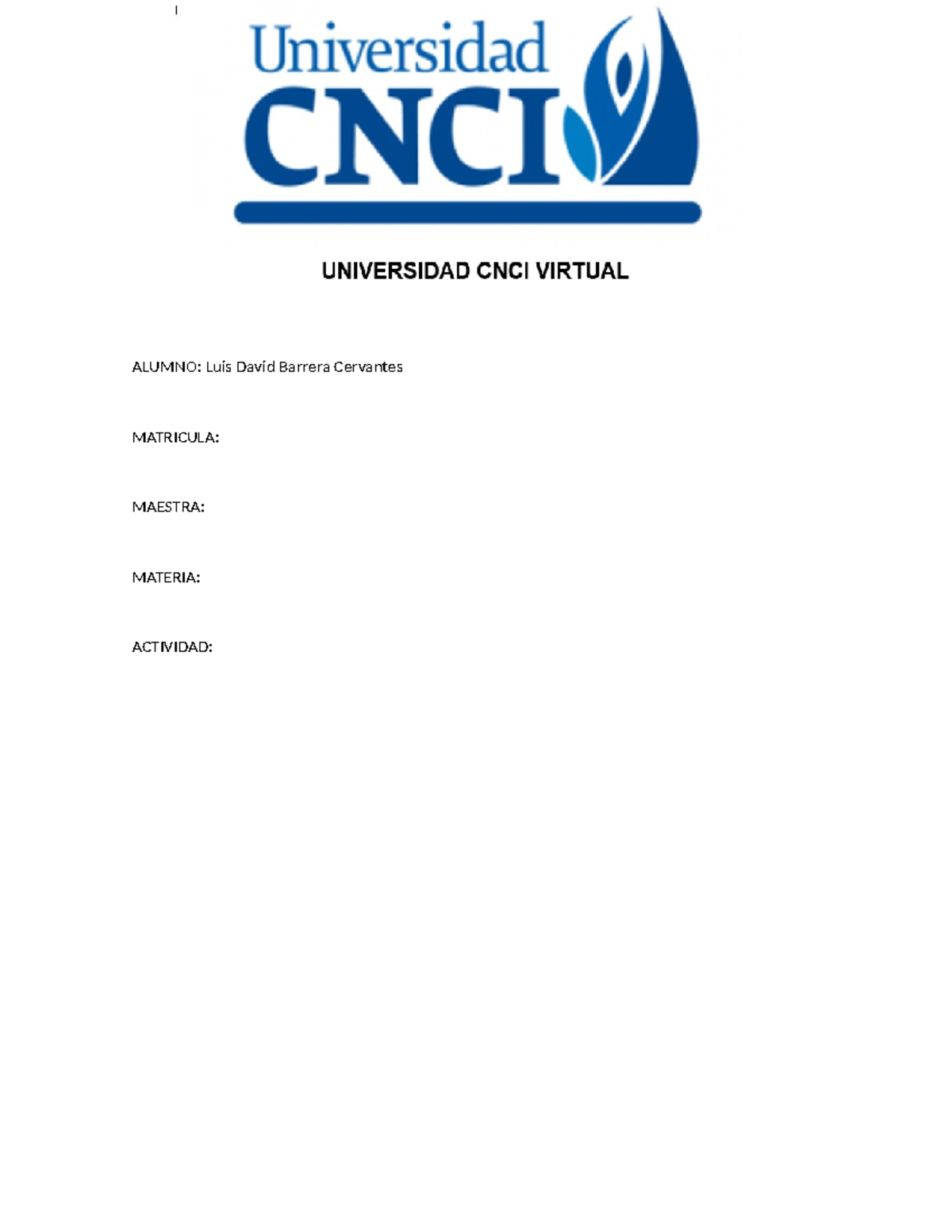 Portada - Herramientas digitales - ALUMNO: Luis David Barrera Cervantes ...