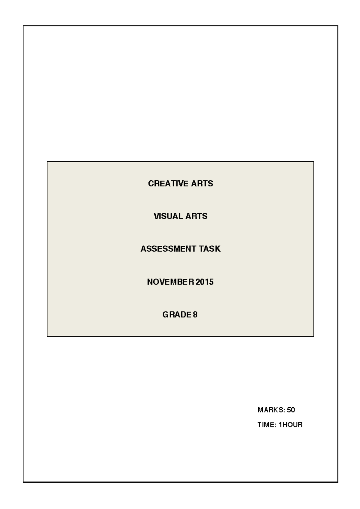 Dance-1 - Kkrmkem - GENERAL EDUCATION AND TRAINING CREATIVE ARTS VISUAL ...