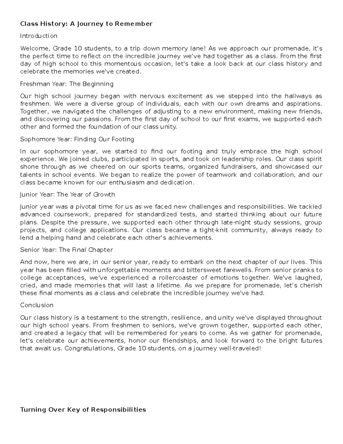 AD-Class-History - Docs - Class History: A Journey to Remember ...