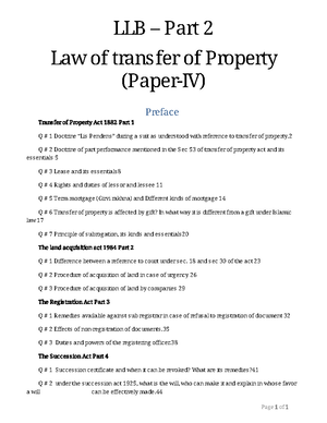 Forclosure AND Redemption - Q. What is mortgage? Explain mortgagor's ...