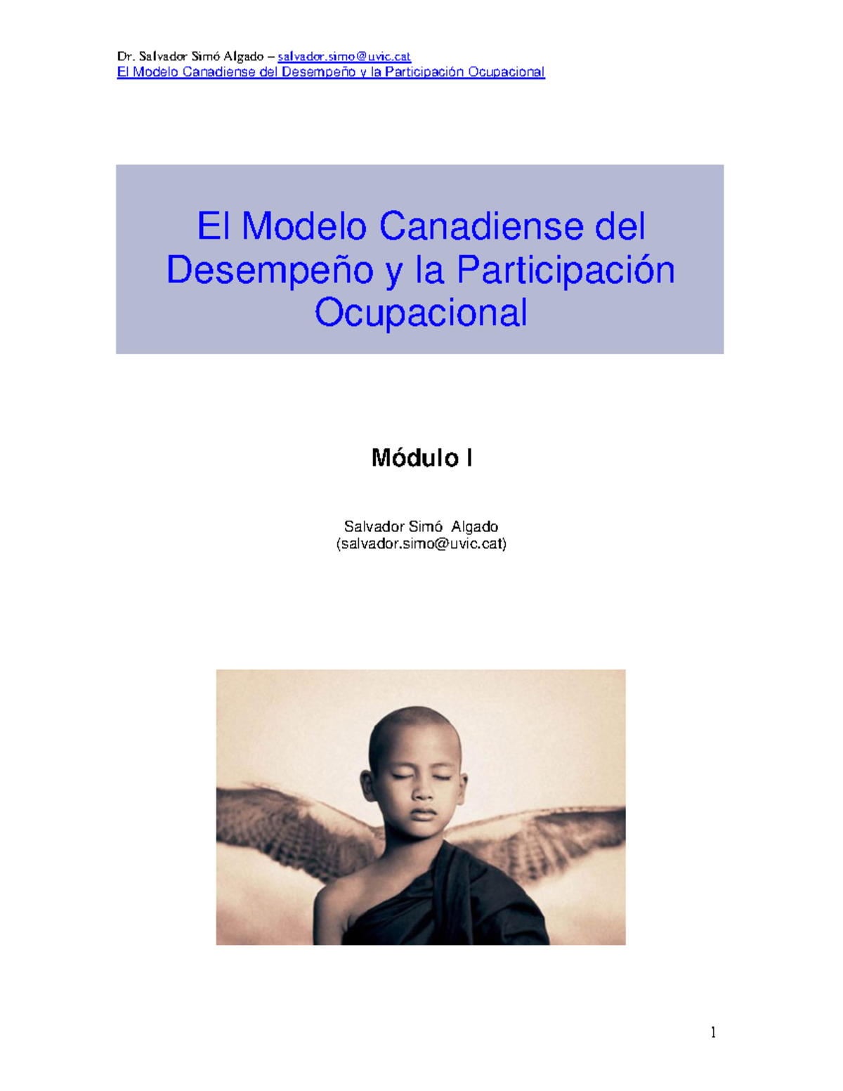 08 1 - En este curso vamos a explorar el Modelo Canadiense del Desempeño Ocupacional - El Modelo ...