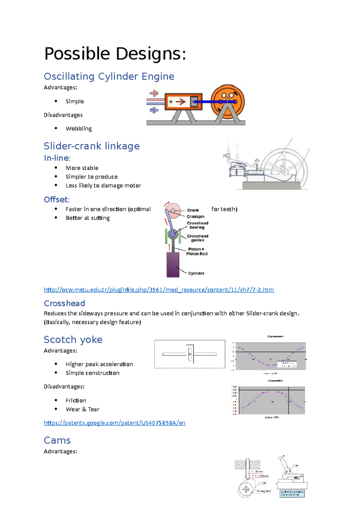 Possible Designs V2 - Possible Designs: Oscillating Cylinder Engine ...