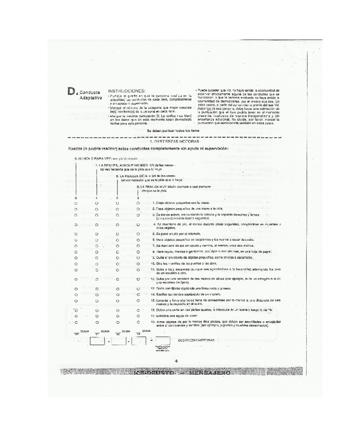 ICAP para imprimir - ICAP - Salud mental - Studocu