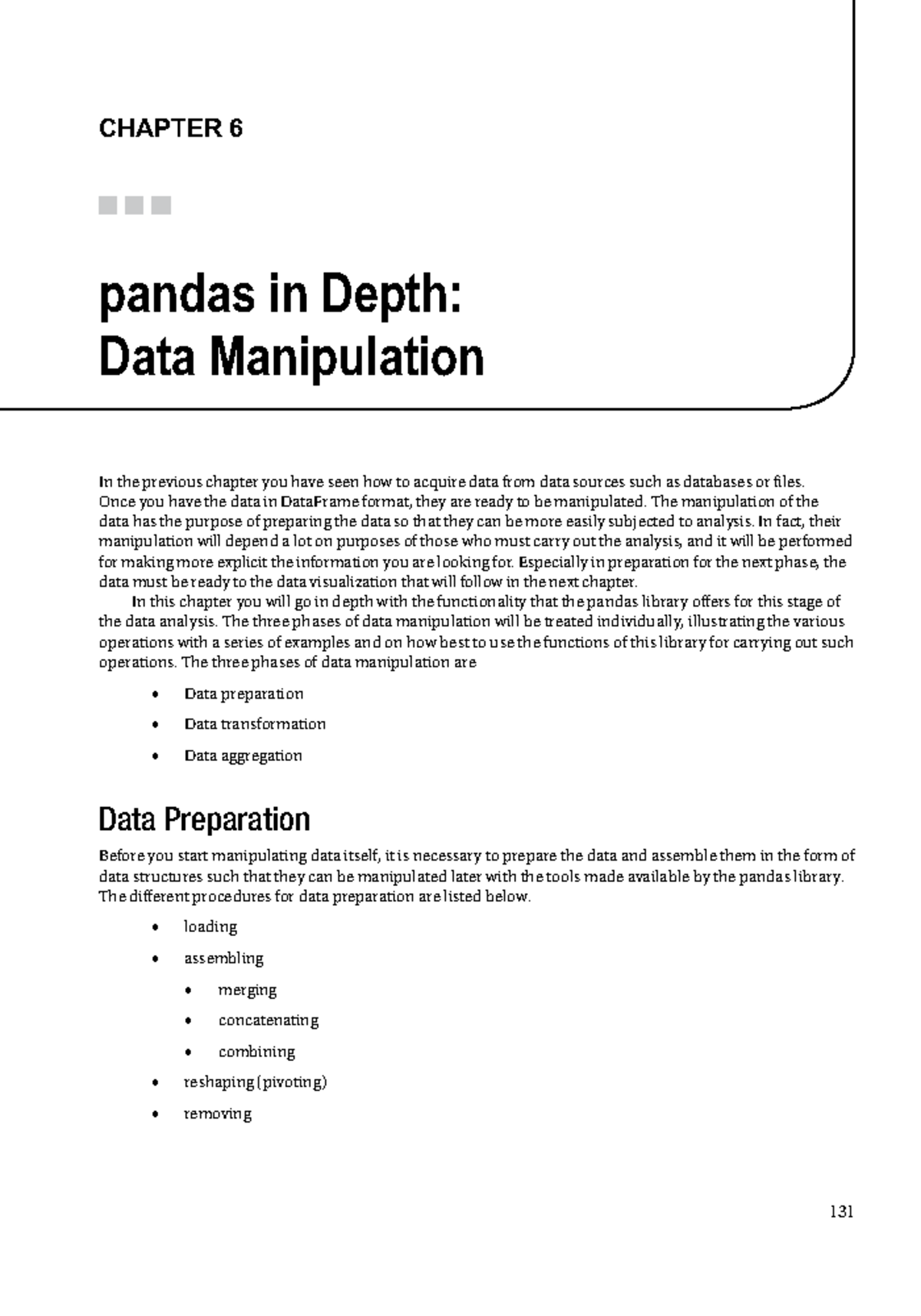 Python Data Analytics 33 Chapter 6 Pandas In Depth Data Manipulation In The Previous 