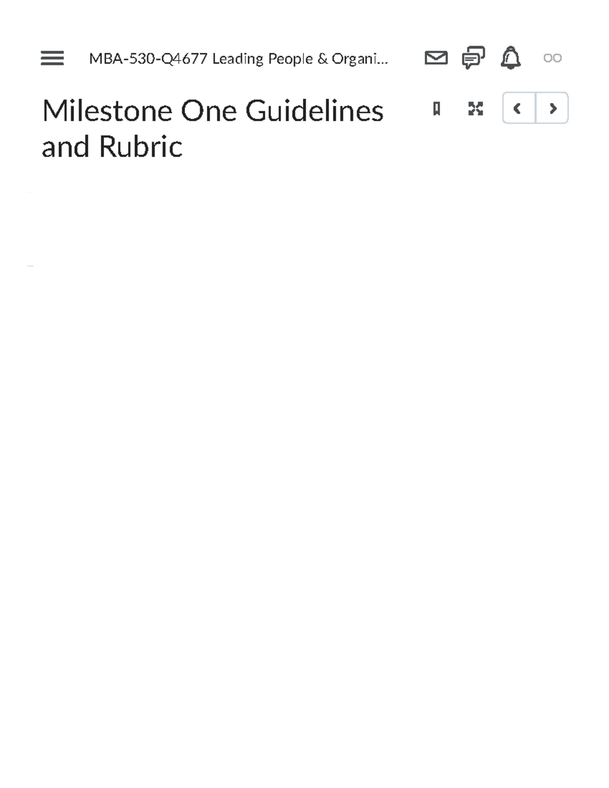 3-2 Milestone One- Leadership Skill - Milestone One Guidelines and ...