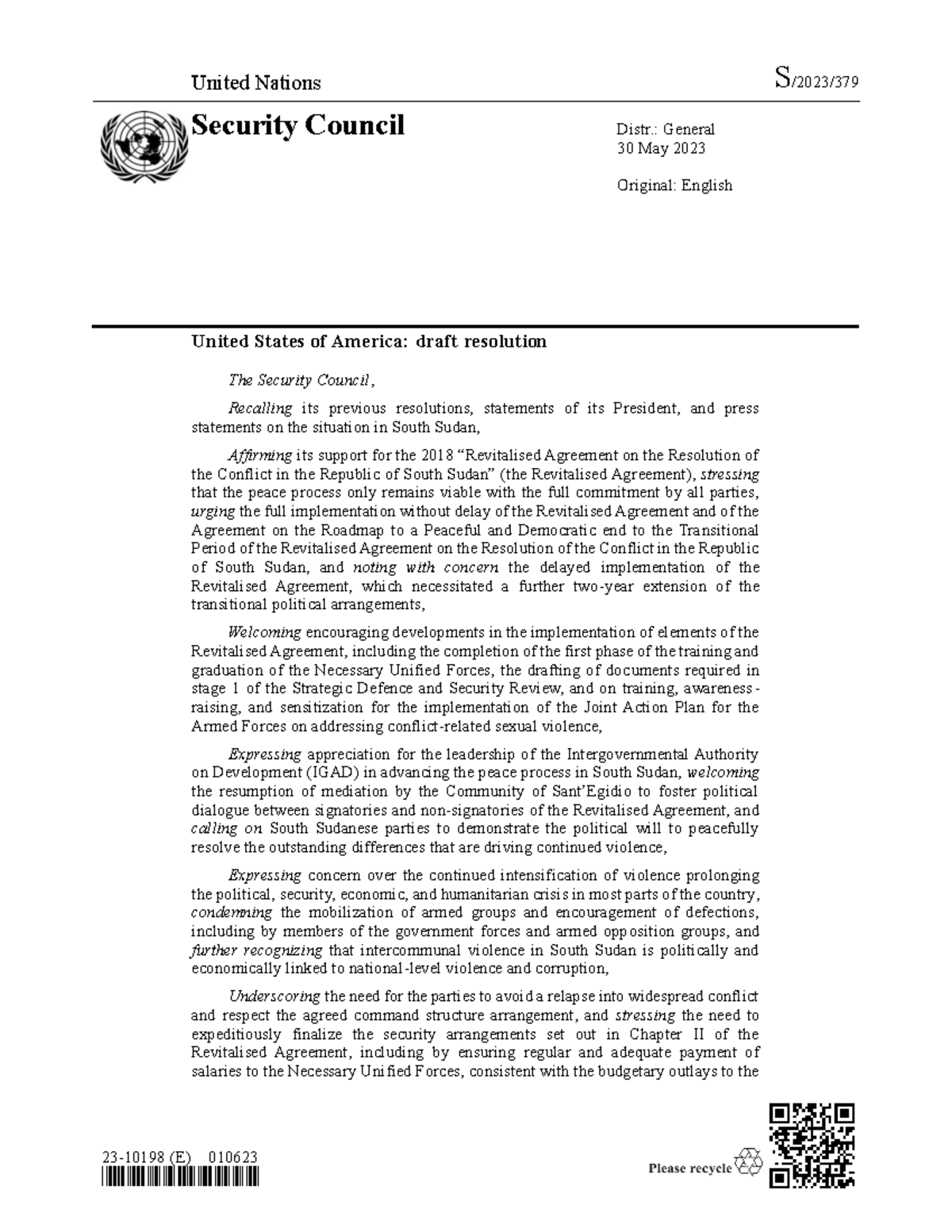S 2023 379-EN - wre fgt hjmj,k - United Nations S/2023/ Security ...