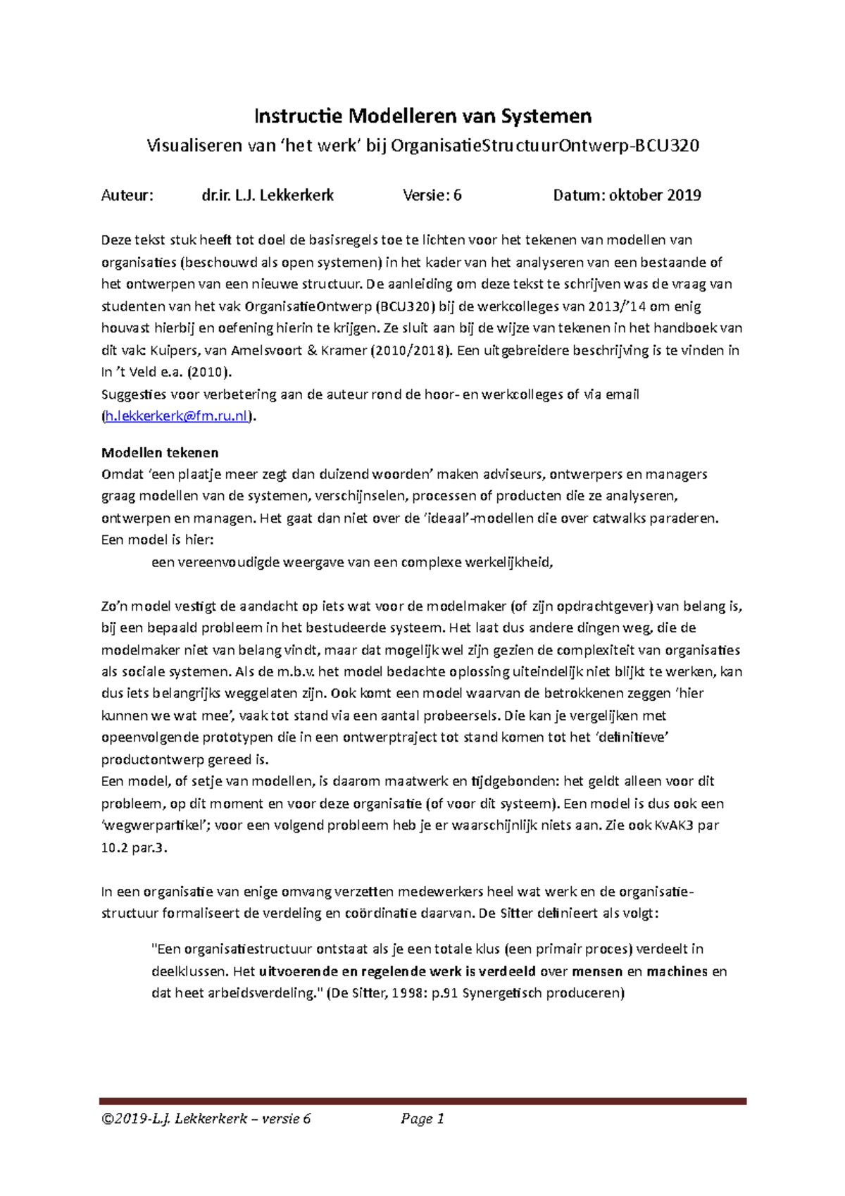 Art- Lekkerkerk-2019- Instructie Modelleren van Systemen-v61 ...