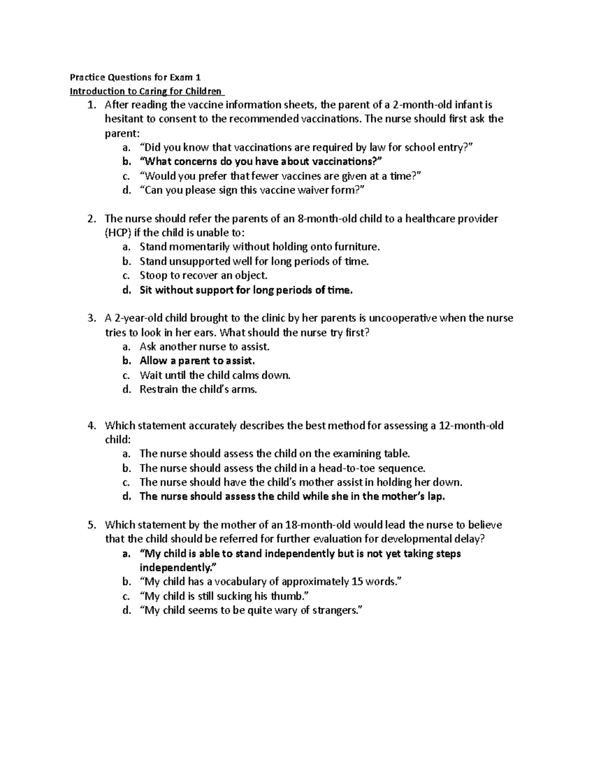 Practice Questions For Exam 1 Key Practice Questions For Exam 1 practice-questions-for-exam-1-key-practice-questions-for-exam-1