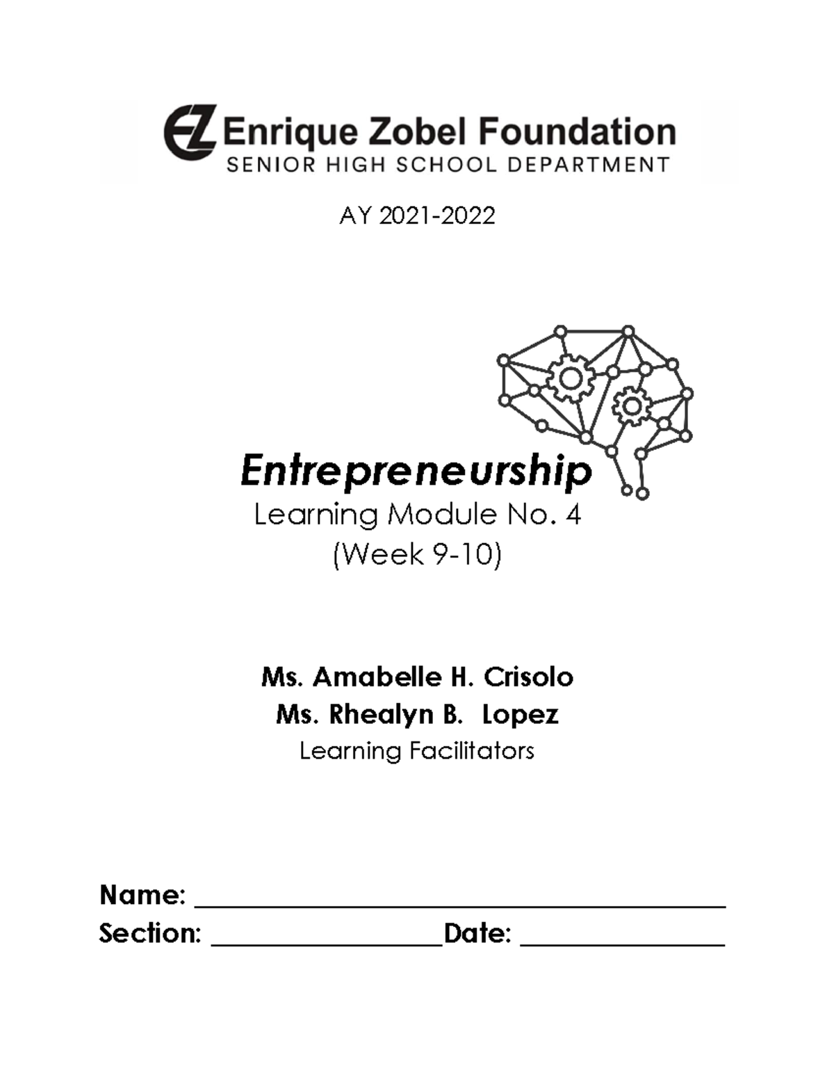 Entrep Module 4- Melcs - Good notes for studying. - AY 2021 ...