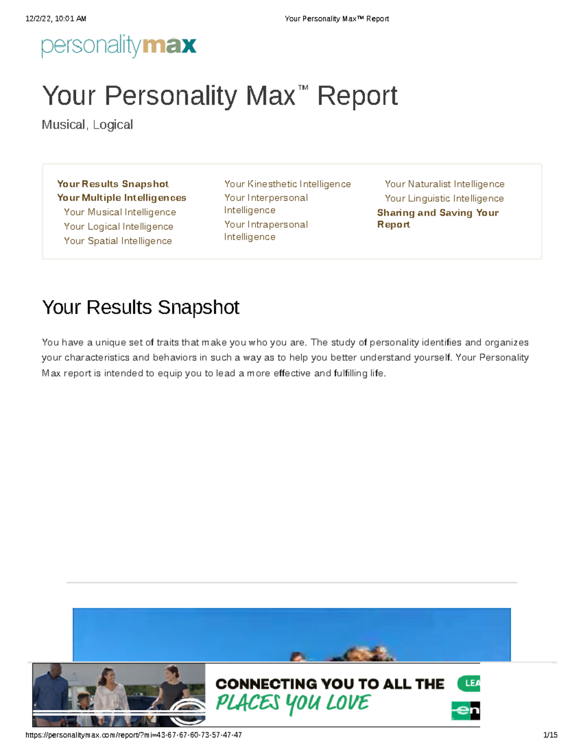 Your Personality Max™ Report - Your Personality Max ™ Report ...