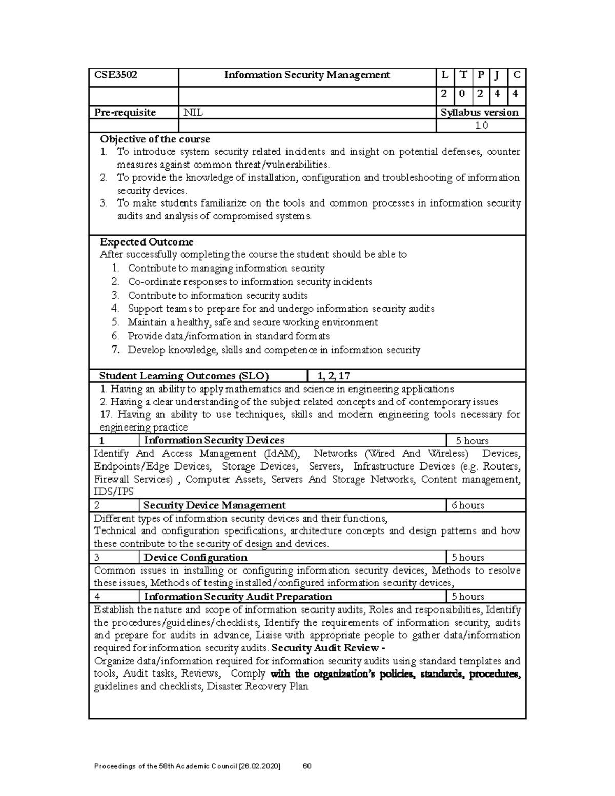 CSE3502 Information- Security- Management ETH 1.0 62 CSE3502 58 ACP - CSE3502 Information ...