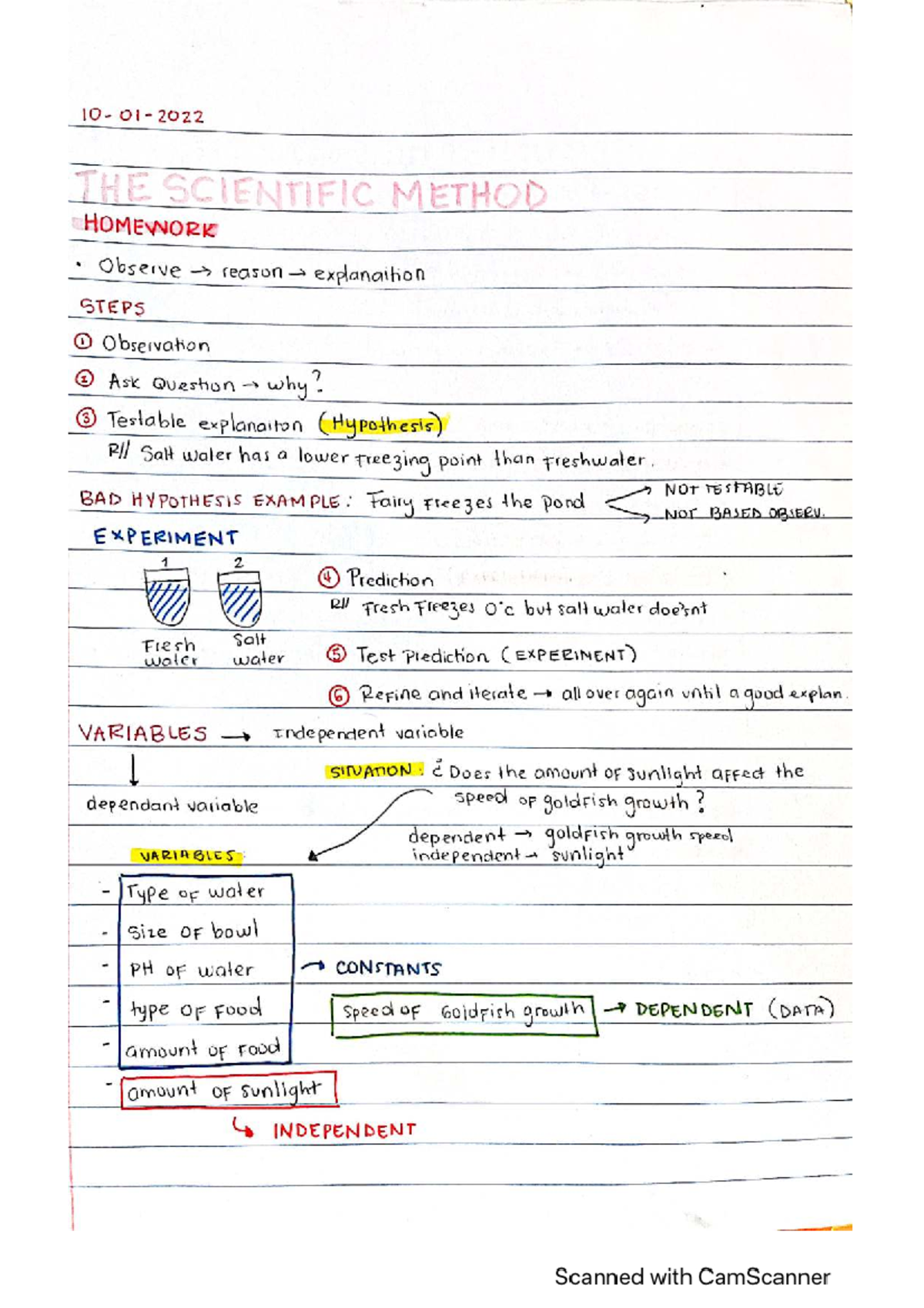 General biology 1 notes - ENC 2135 - Studocu
