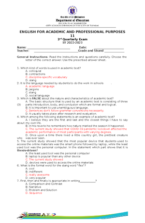 Q3 EAPP DLL WEEK 6 - DLL - DAILY LESSON LOG School West Palale National ...