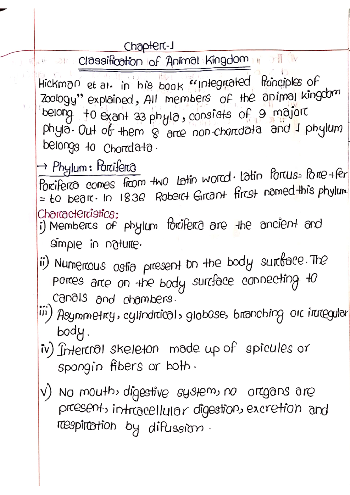 Zoology chapter -1 - Ssc Biology - Studocu
