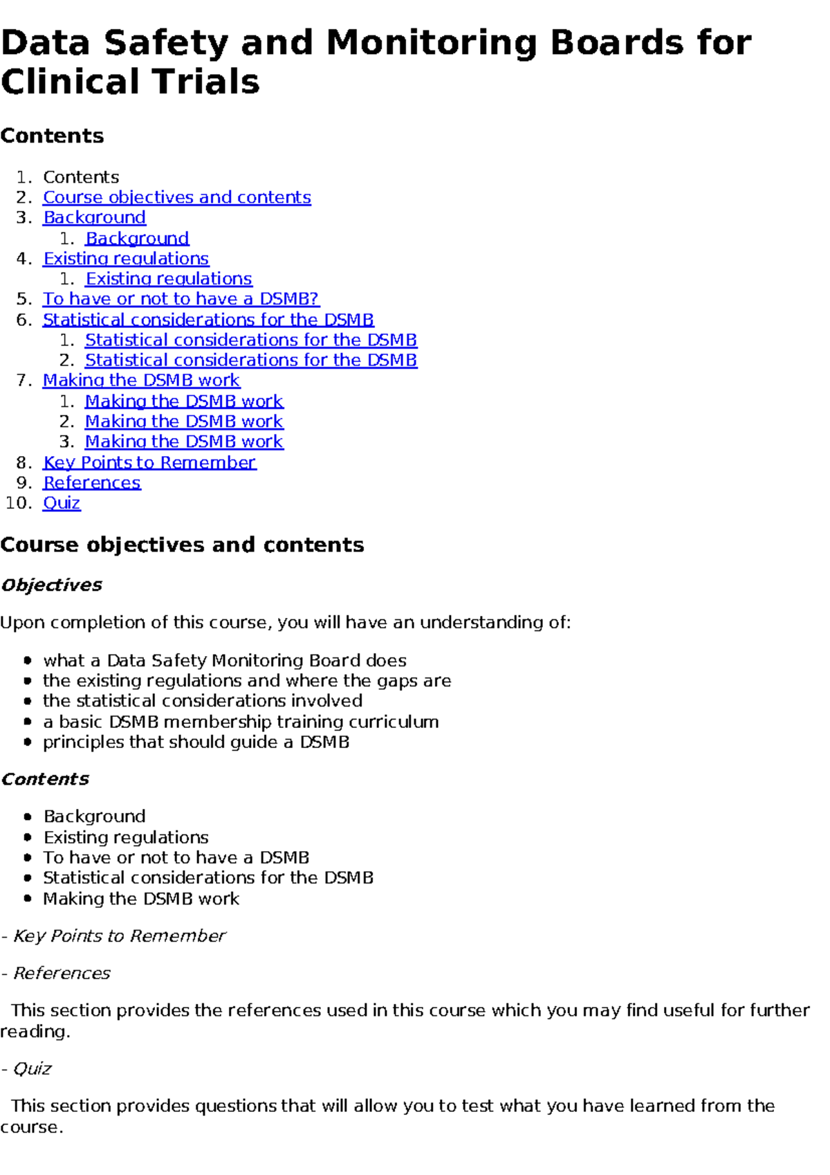 Data safety and monitoring boards for african clinical trials - Data Safety and Monitoring ...