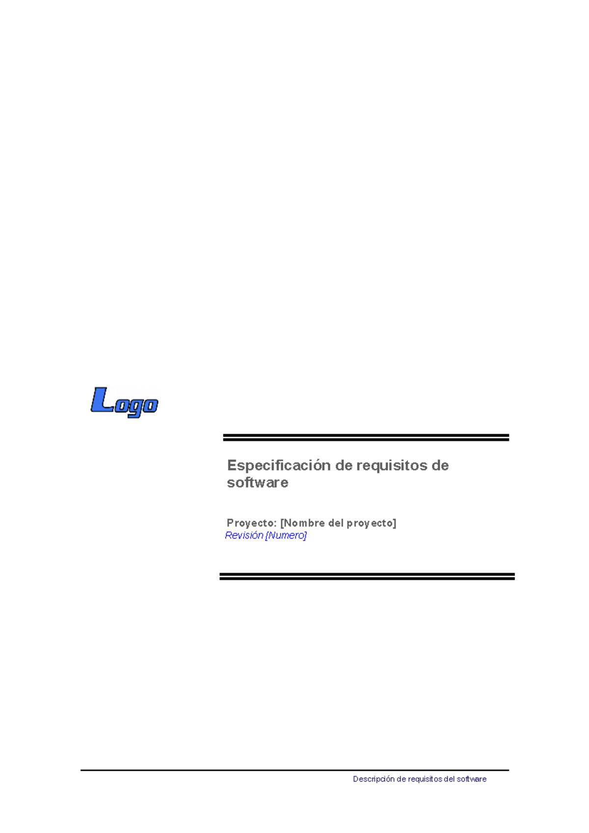 Documento Especificación de Requisitos IEEE830 - Descripción de requisitos del software - Studocu