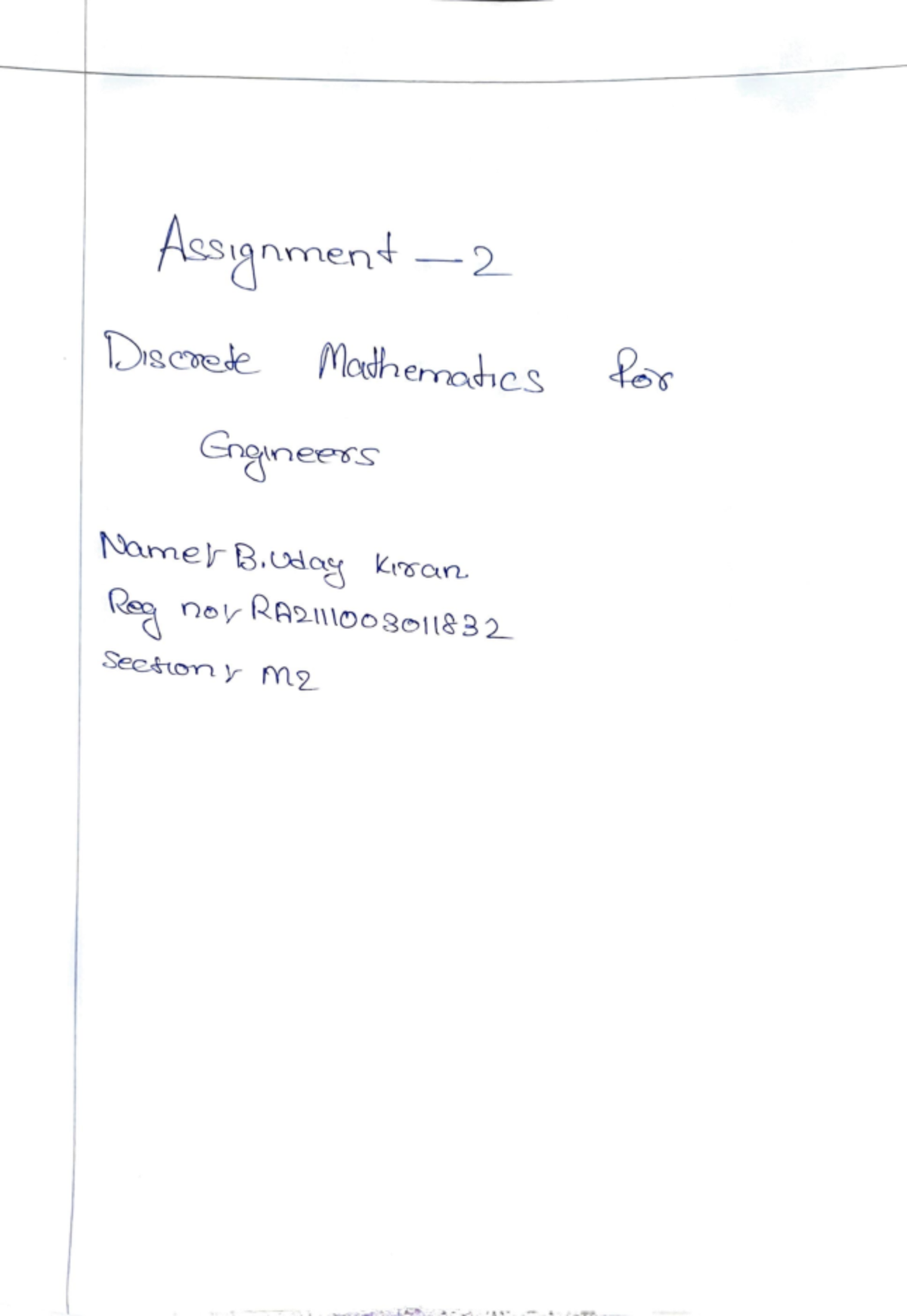 Dme assignment 2 832 - jkhgtfrd - fY1otsth ernQ-i c_s N:nx,n_e )r- B, b:l~ k'.'ooxL 0(!) v Q ...