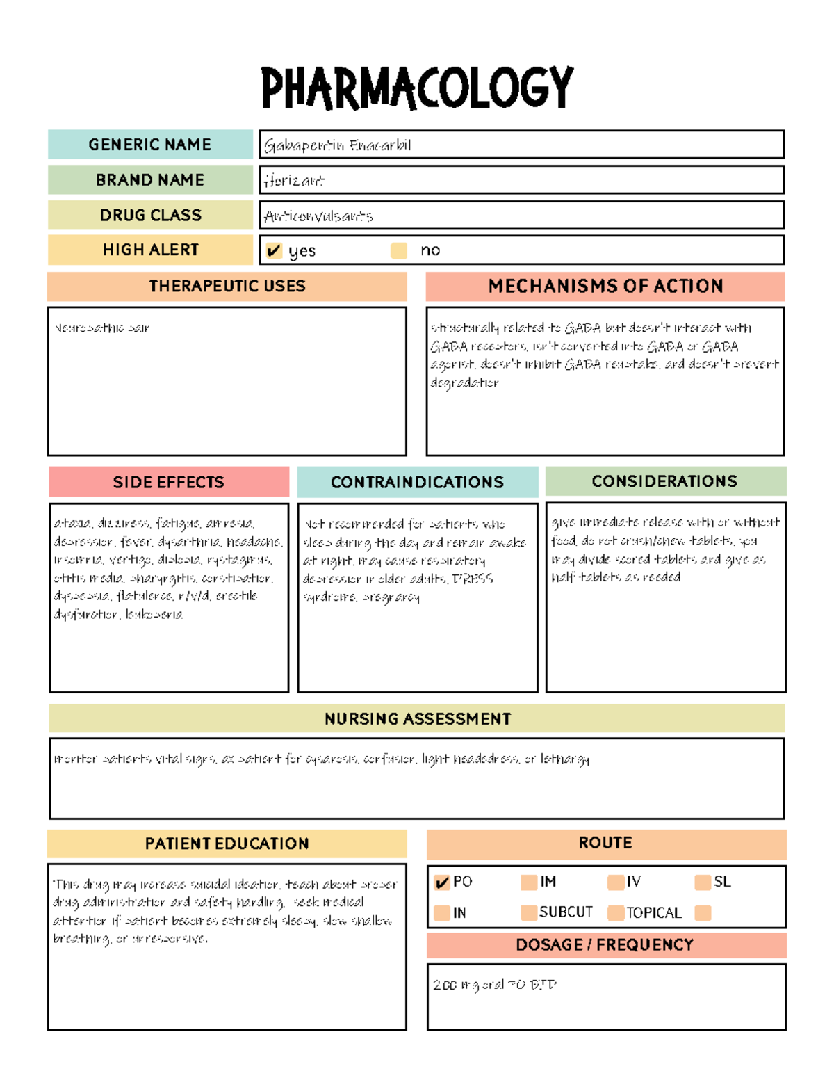 Pharmacology practice material clinical practice during clinical ...