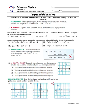 Unit Circle and graphs of Cosine Sine Remote - Advanced Algebra CLASS ...
