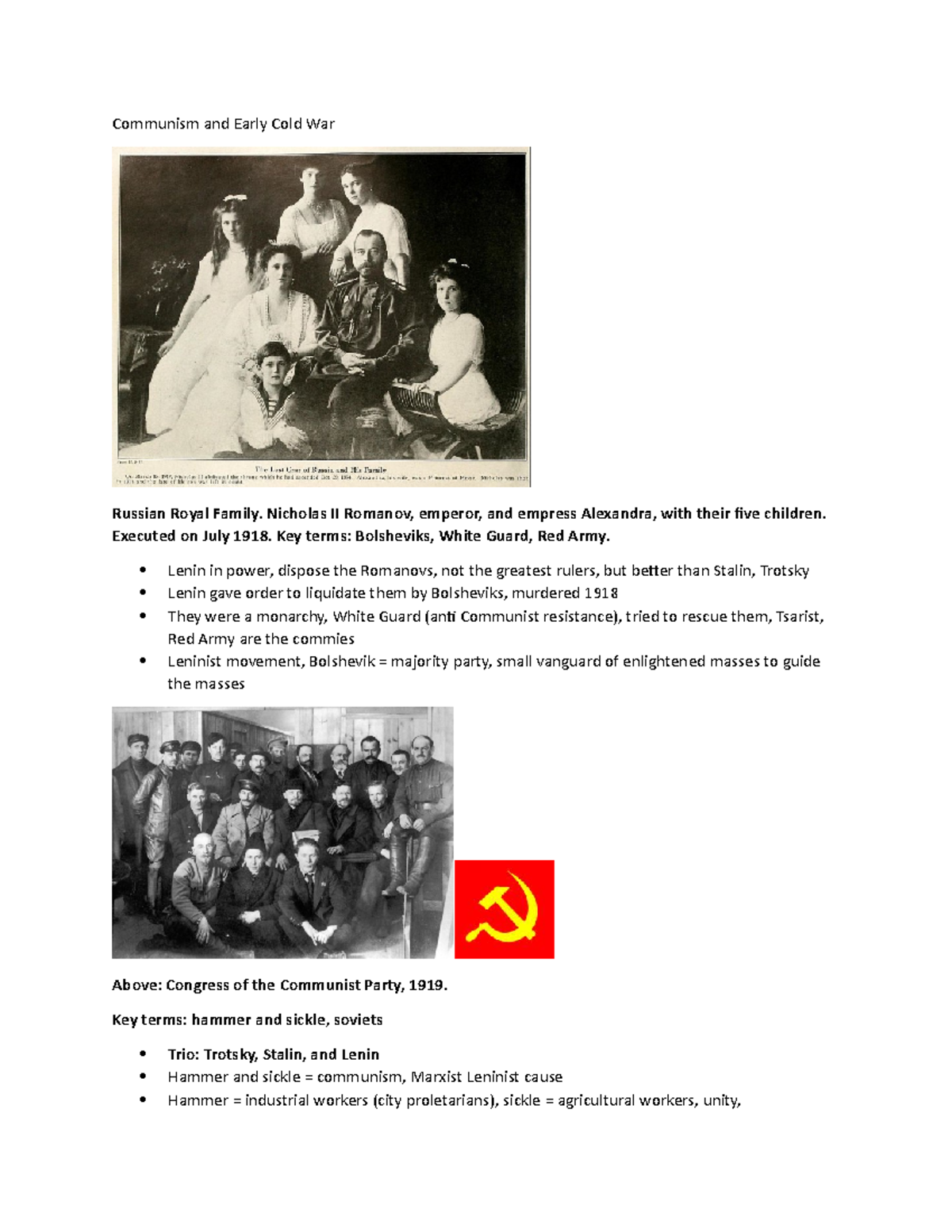 Communism - Cold War, Modern Art, Propaganda, and Papacy Guest Lecture ...