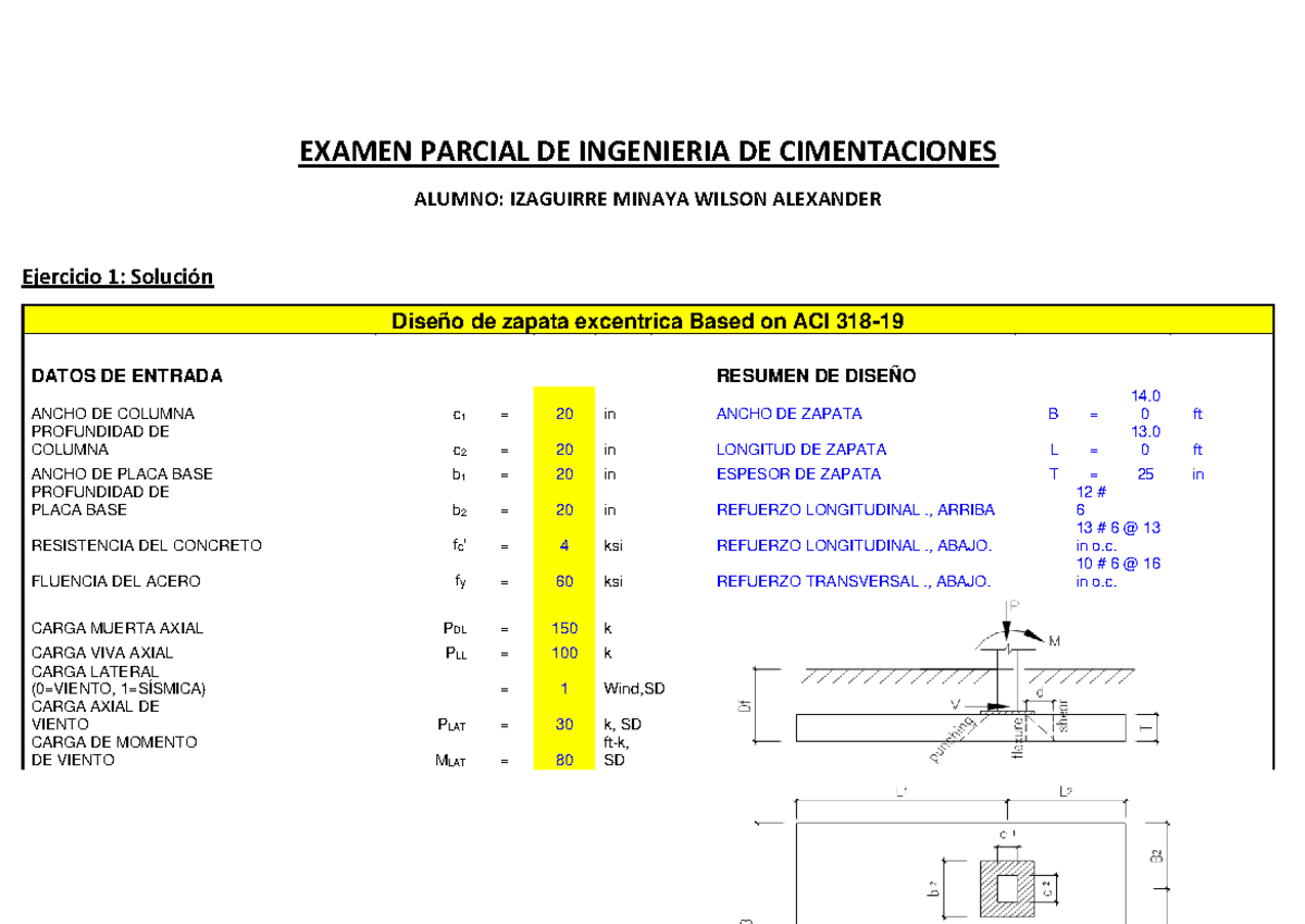 ingenieria de cimentaciones - Warning: TT: undefined function: 32 EXAMEN PARCIAL DE INGENIERIA ...