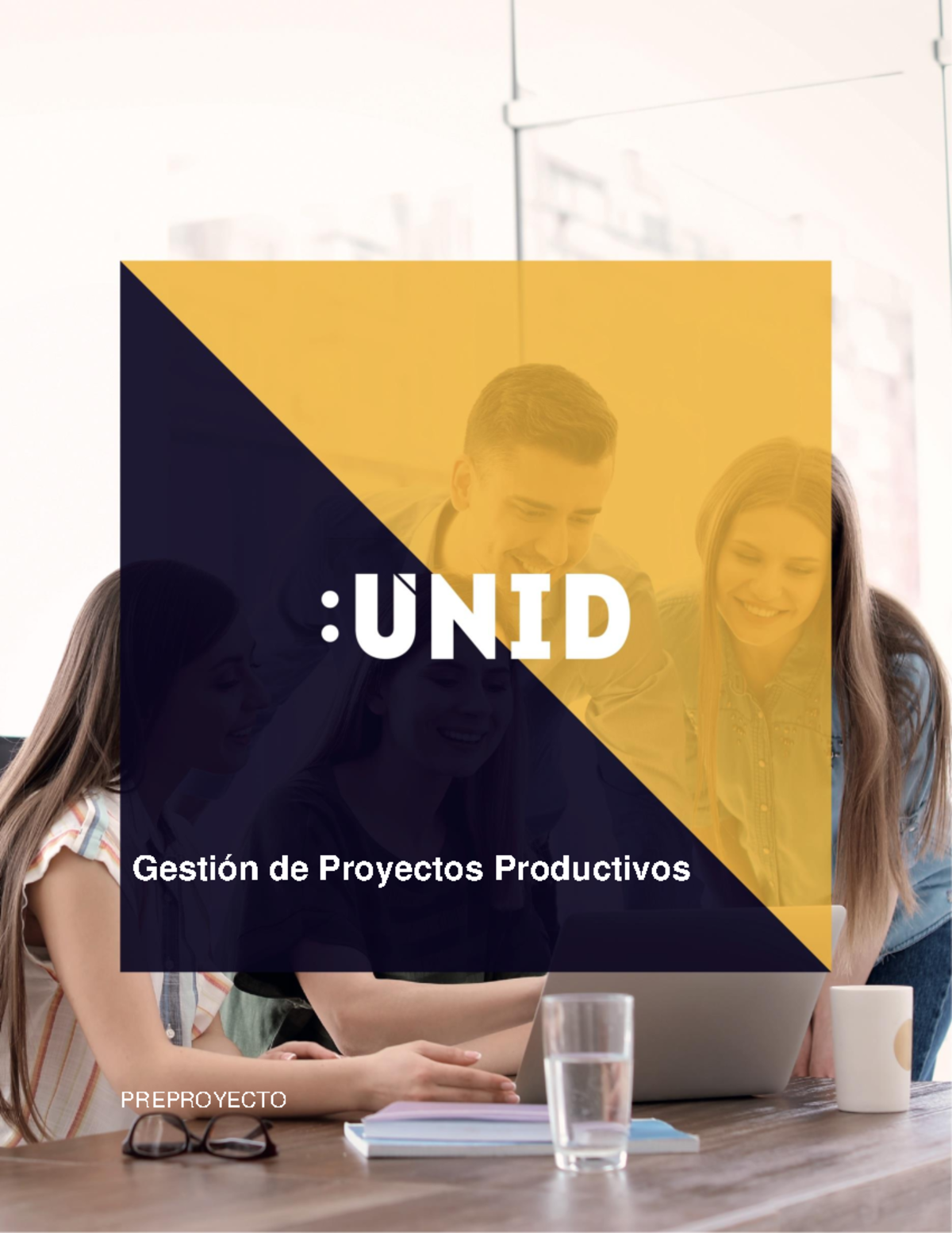 Avance actividad final - PREPROYECTO Gestión de Proyectos Productivos PREPROYECTO Objetivo: El ...