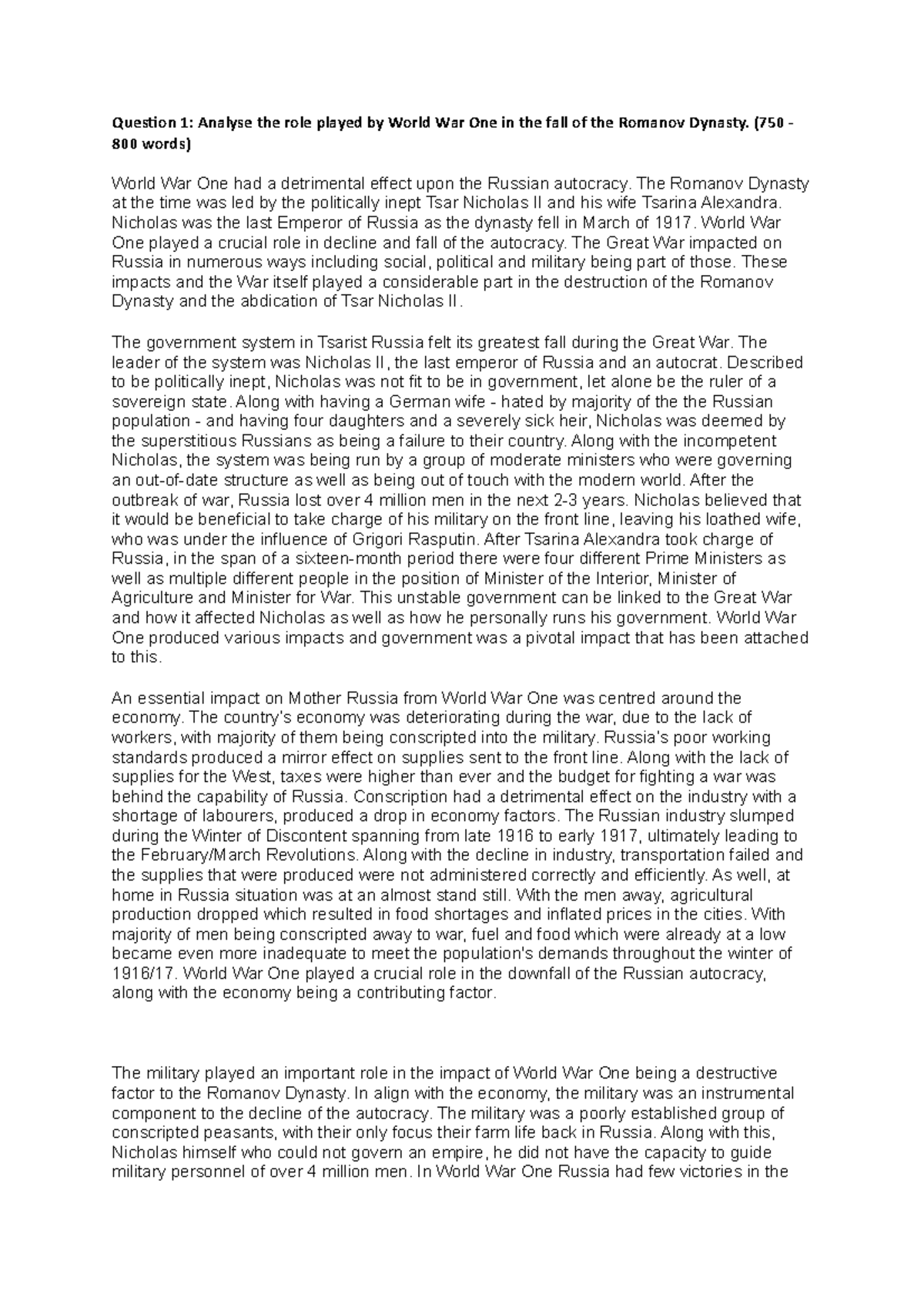 Courses arts history modern 1506900636 2017 Modern History Assessment ...