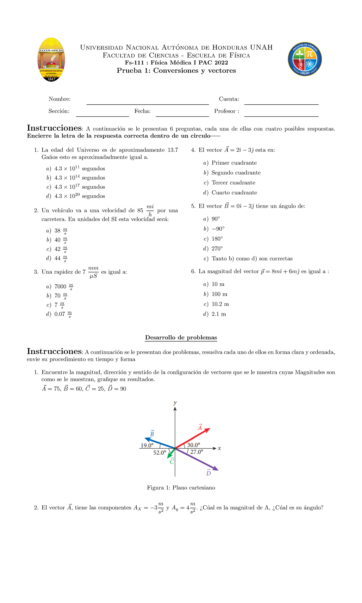Vec Fs 111 - akdj - Universidad Nacional Aut ́ onoma de Honduras UNAH ...