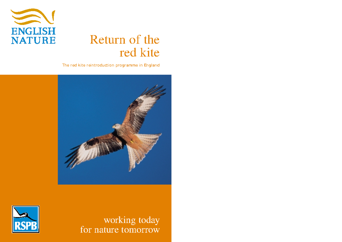 In6 - ... - working today for nature tomorrow Return of the red kite ...