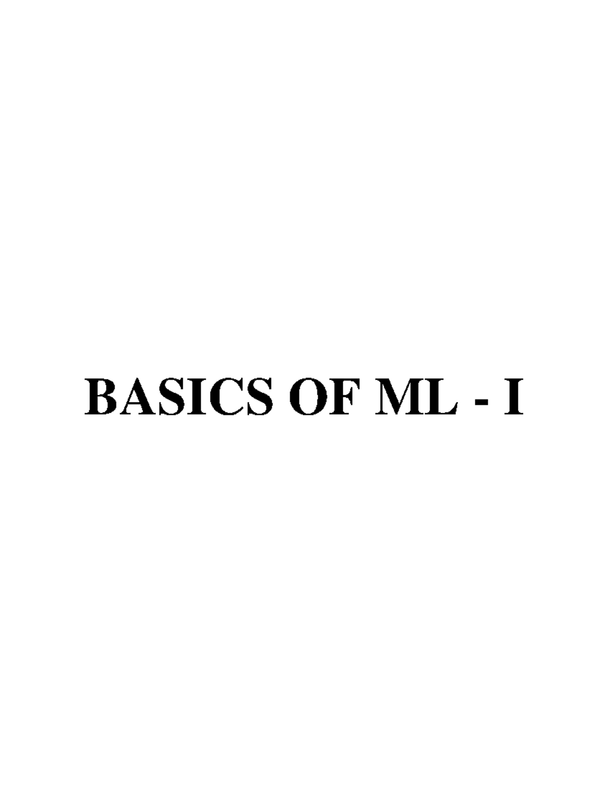 Basics Of Machine Learning Basics Of Ml I Have You Ever Went For Grocery Shopping What Do 