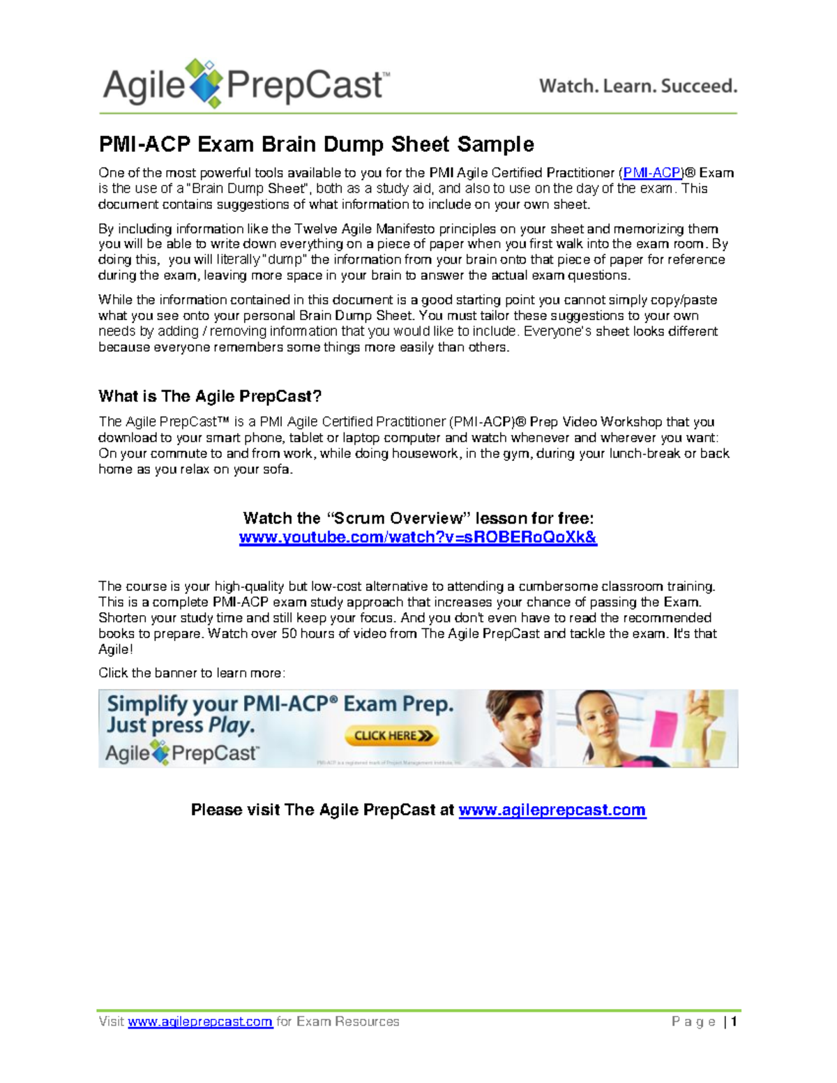 357803967-PMI-ACP-Exam-Brain-Dump-Sheet-by-the-Agile-Prep Cast - PMI ...