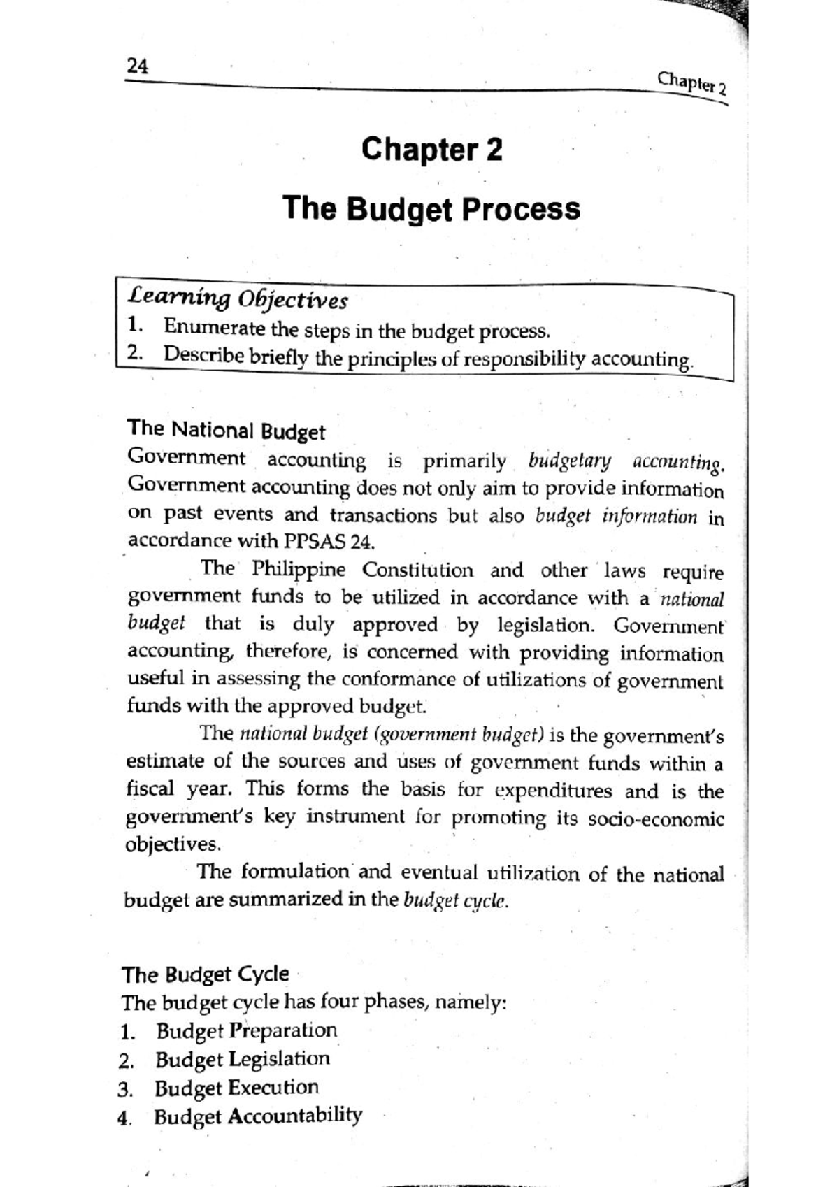 Chapter two government accounting materials pdf - Accountancy - Studocu