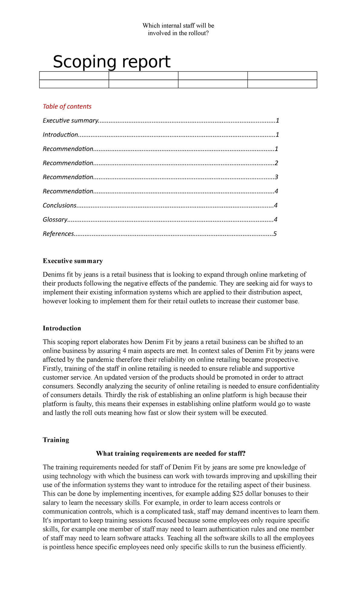 Scope Report Denimfit by jeans in 2021 - involved in the rollout ...