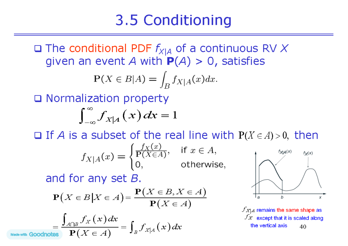 3. General Random Variables 40-66筆記版本 - 3 Conditioning q The ...
