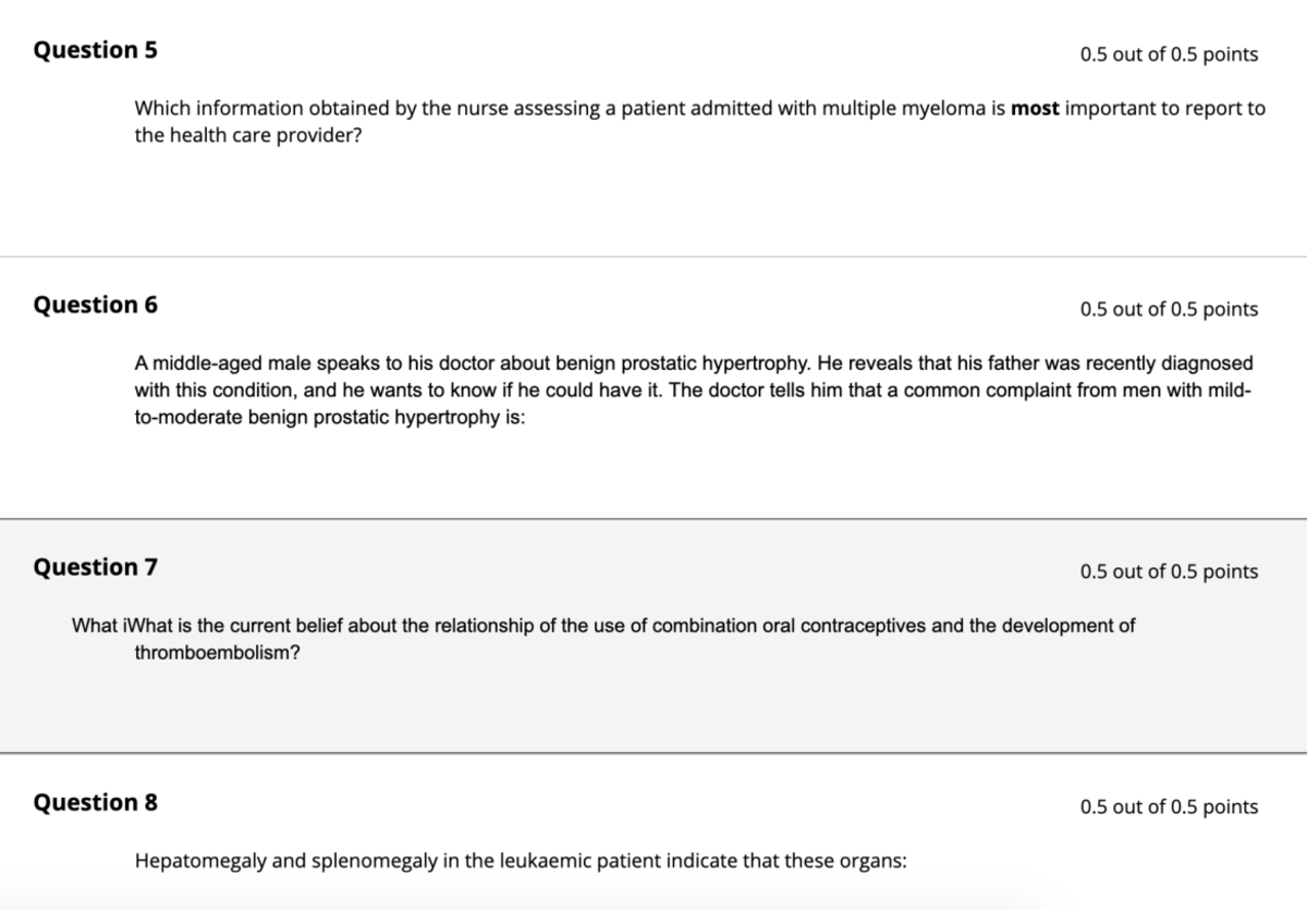 Q3 - online quiz example - NUM2409 - Studocu